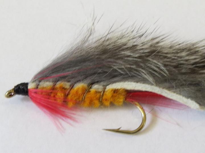 Orange Rabbit Streamer Fly - Feathergirl