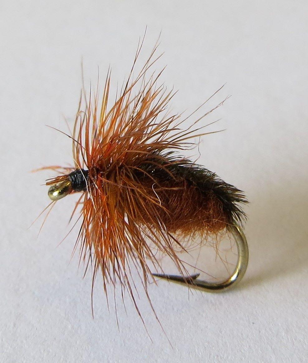 Green Beetle Dry Fly - Feathergirl